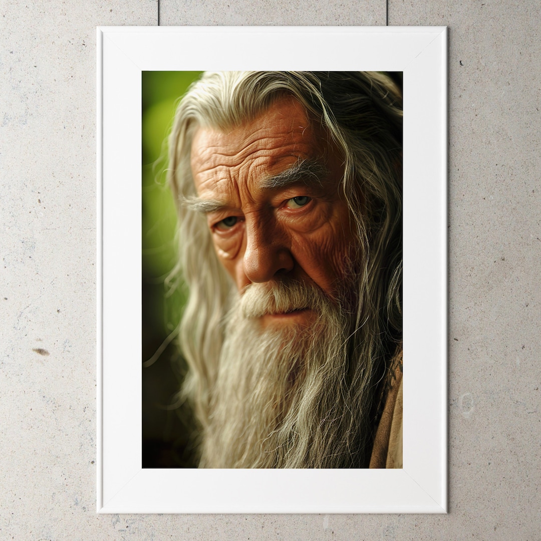 NEW Gandalf Lord of the Rings Digital Lotr Wall Art Print Digital ...