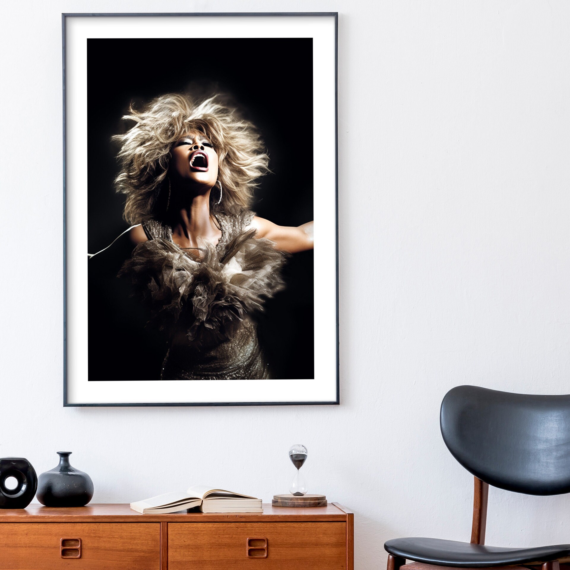 Tina Turner Digital Tina Turner Wall Art Print Digital - Etsy