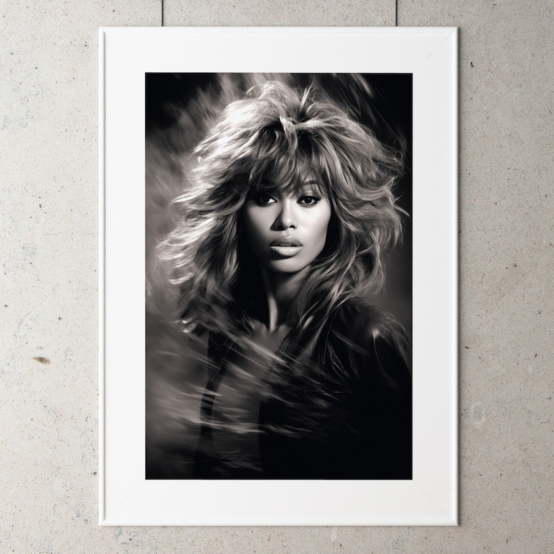 Tina Turner Digital Tina Turner Wall Art Print Digital - Etsy
