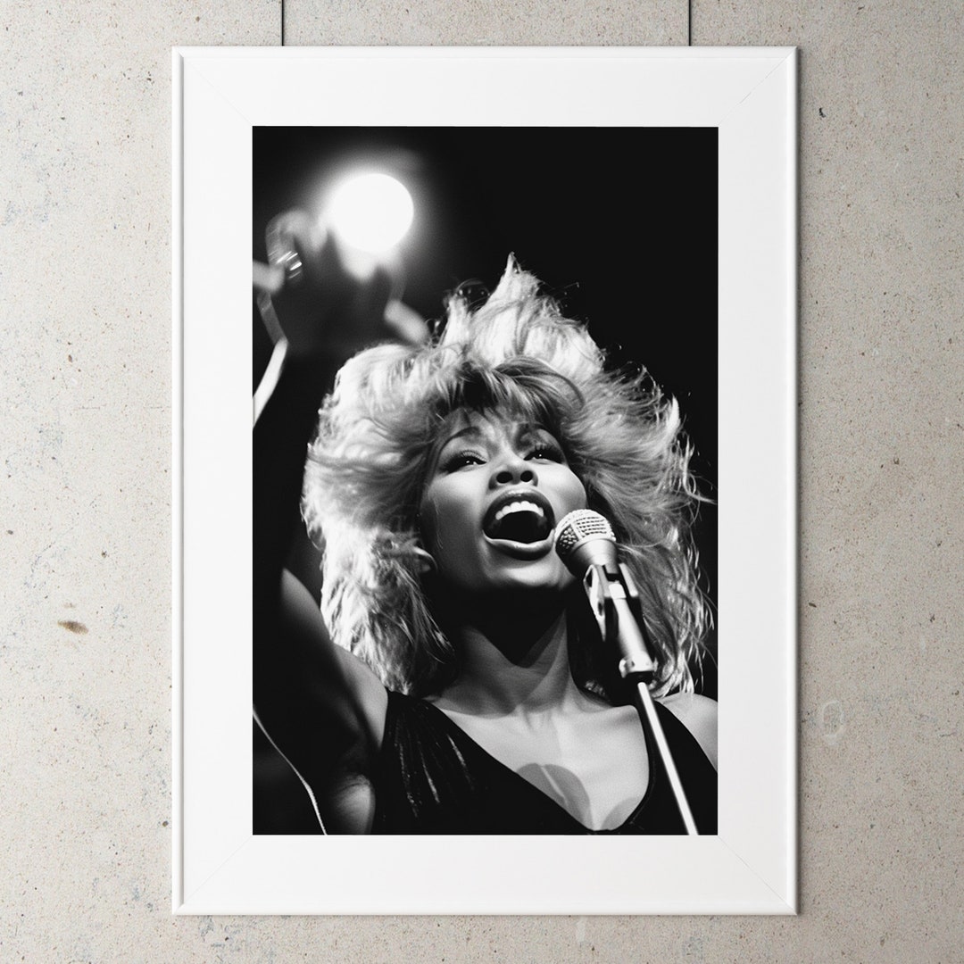 Tina Turner Digital | Tina Turner Wall Art Print | Digital Download ...