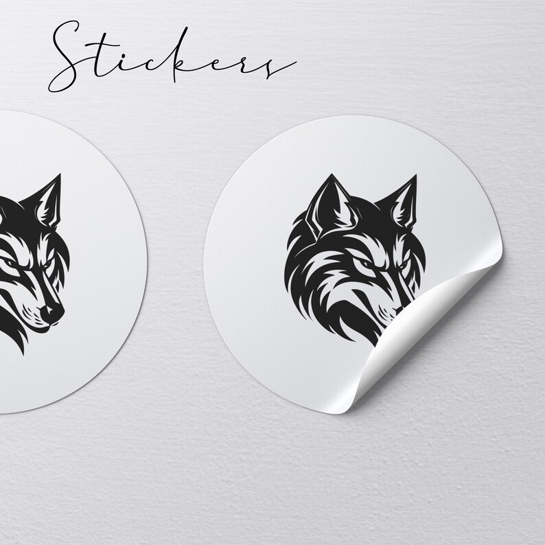 Wolf Head Silhouette, Wolf Face SVG, Pdf, Dxf, Png, Wolf Clipart, Wolf ...