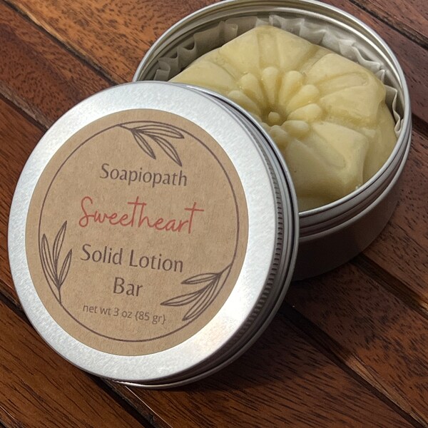 Solid Lotion Bar - Etsy