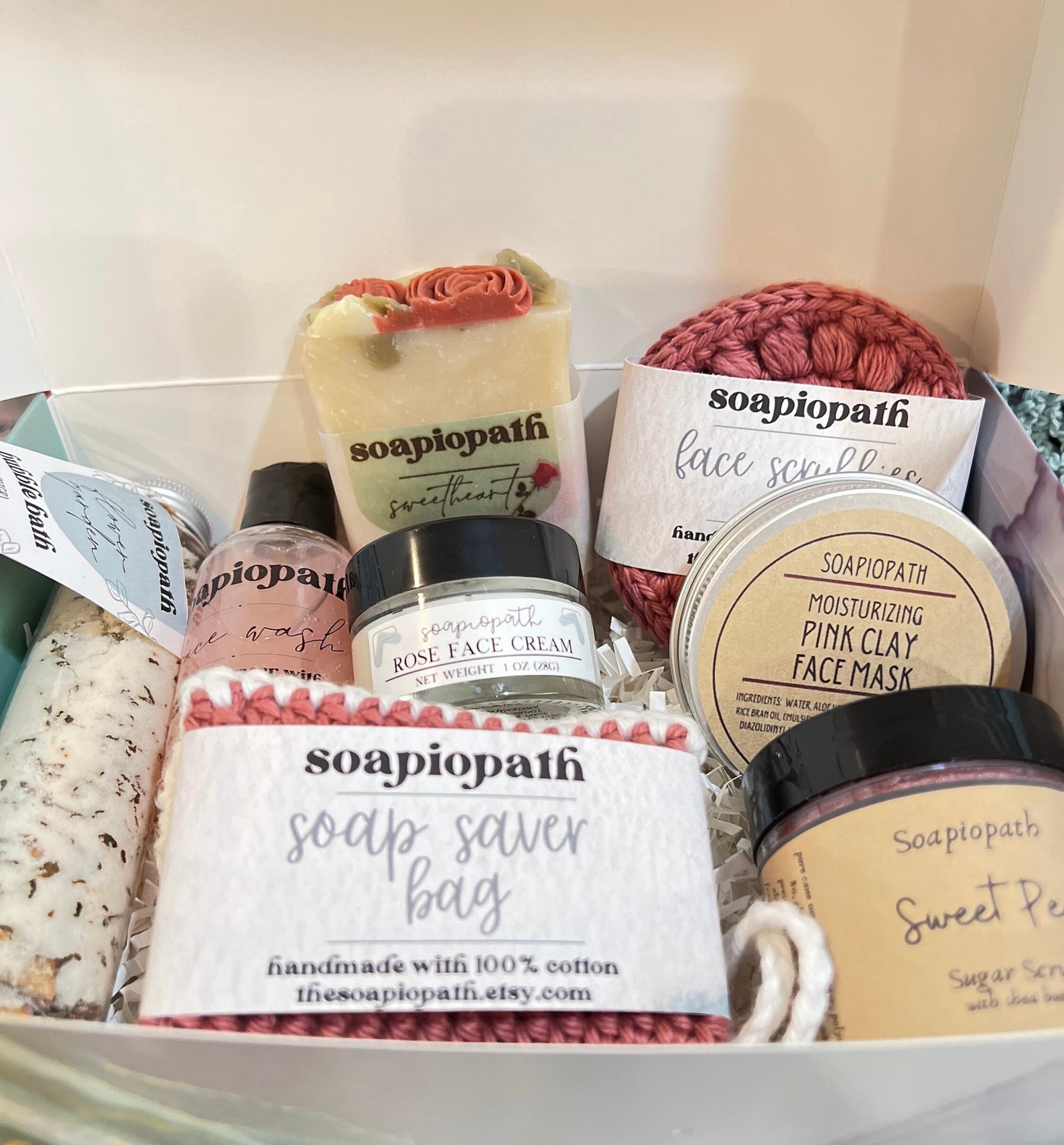 Spa Gift Box, Self Care Gift Box, Gift Box for Mother, Rose Spa Gift ...