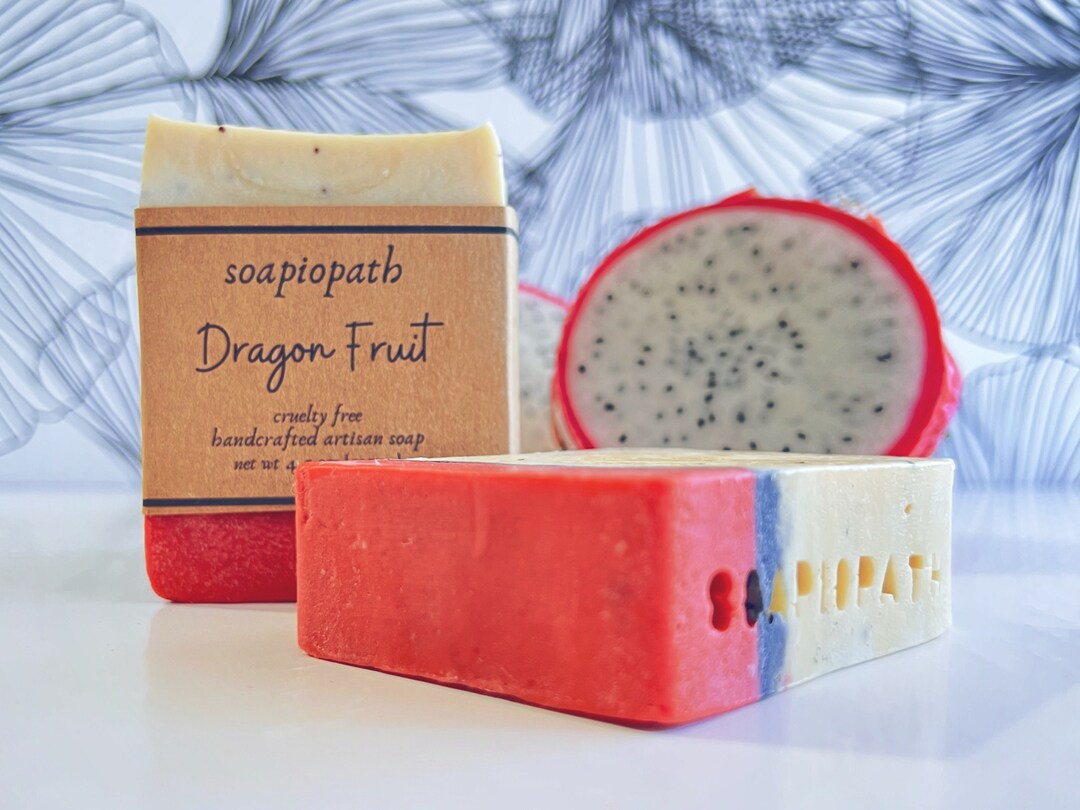 Handcrafted Soap, Aloe Vera Soap, Dragon Fruit, 4 Oz. - Etsy
