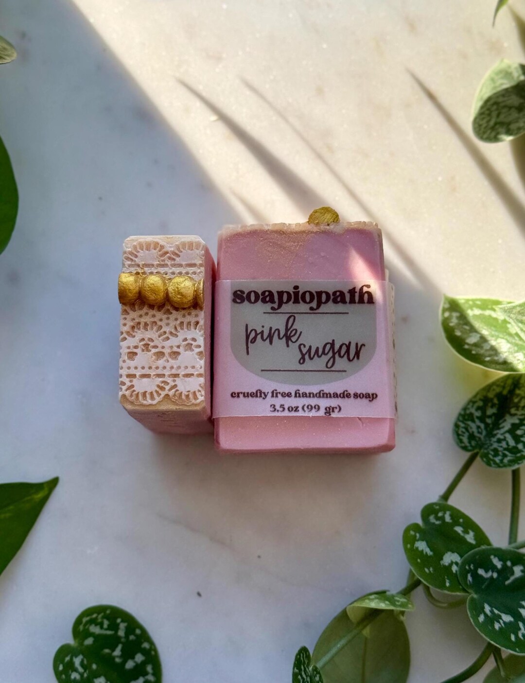 Pink Sugar Handcrafted Soap | 3.5oz - Etsy