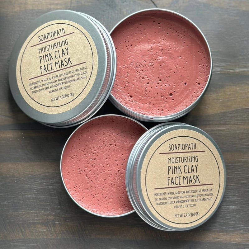 Pink Face Mask - Etsy