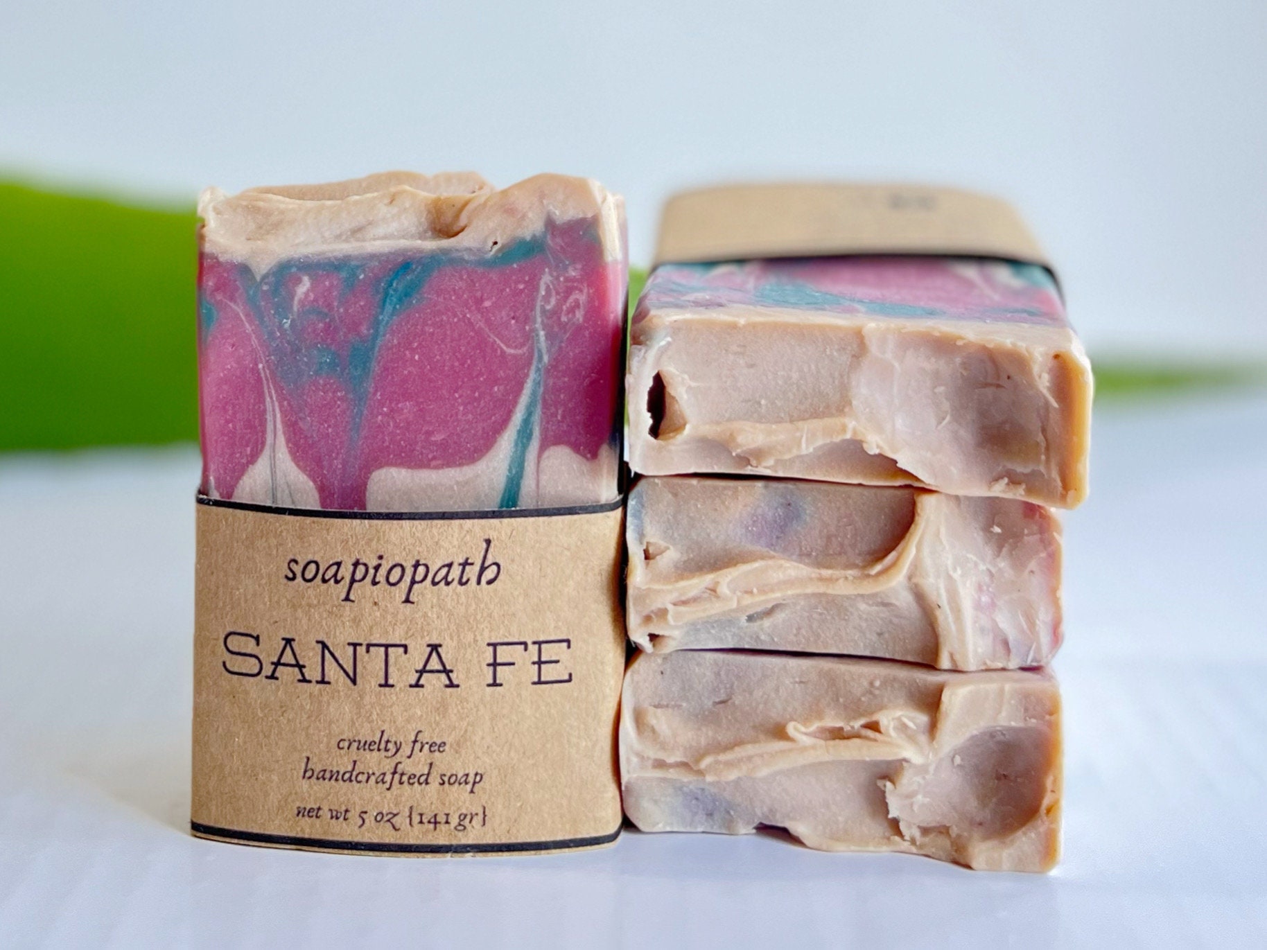 Handcrafted Sea Moss & Aloe Vera Soap, Santa Fe, Blue Agave Fragrance ...