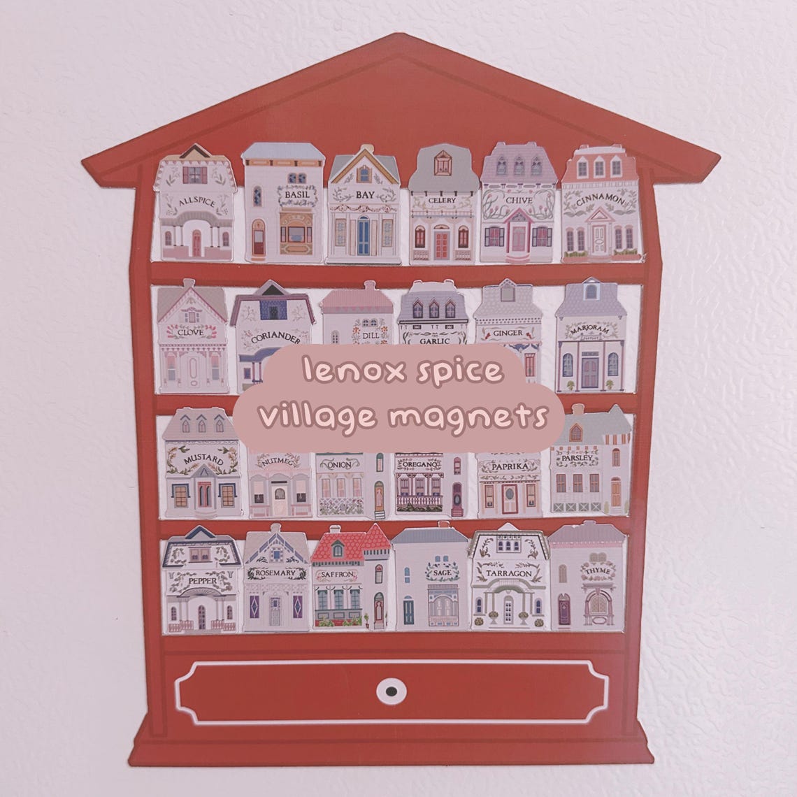 Lenox Spice Village Magnets - Etsy