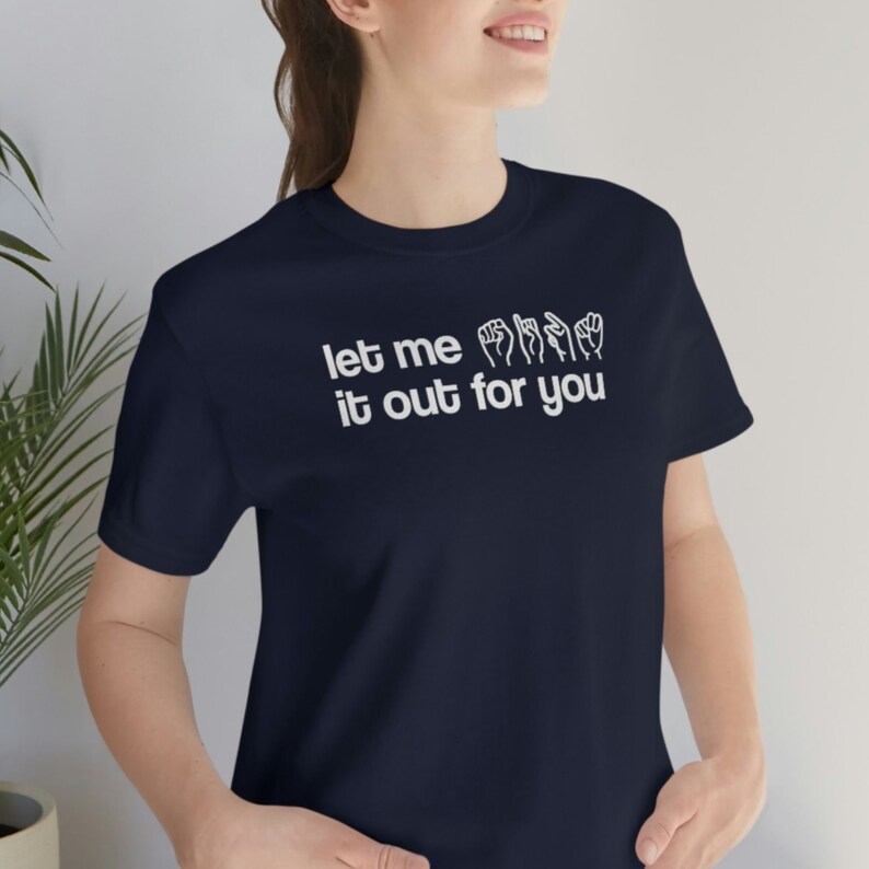 ASL Shirt Sign Language Gift Shirt for Deaf Adult American - Etsy