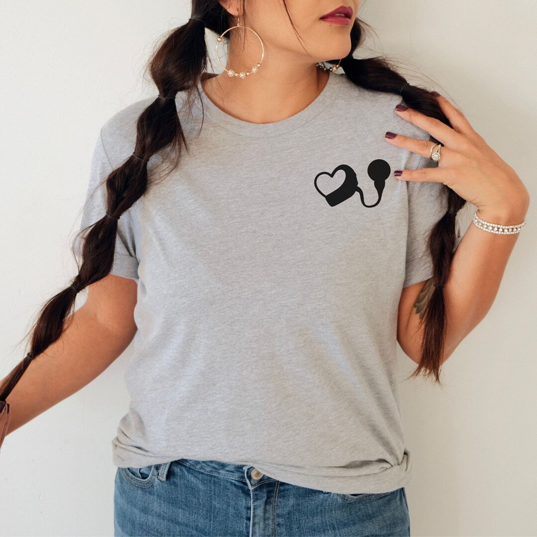 Cochlear Implant Shirt for Women, Cochlear Heart Shirt, Deaf Awareness ...