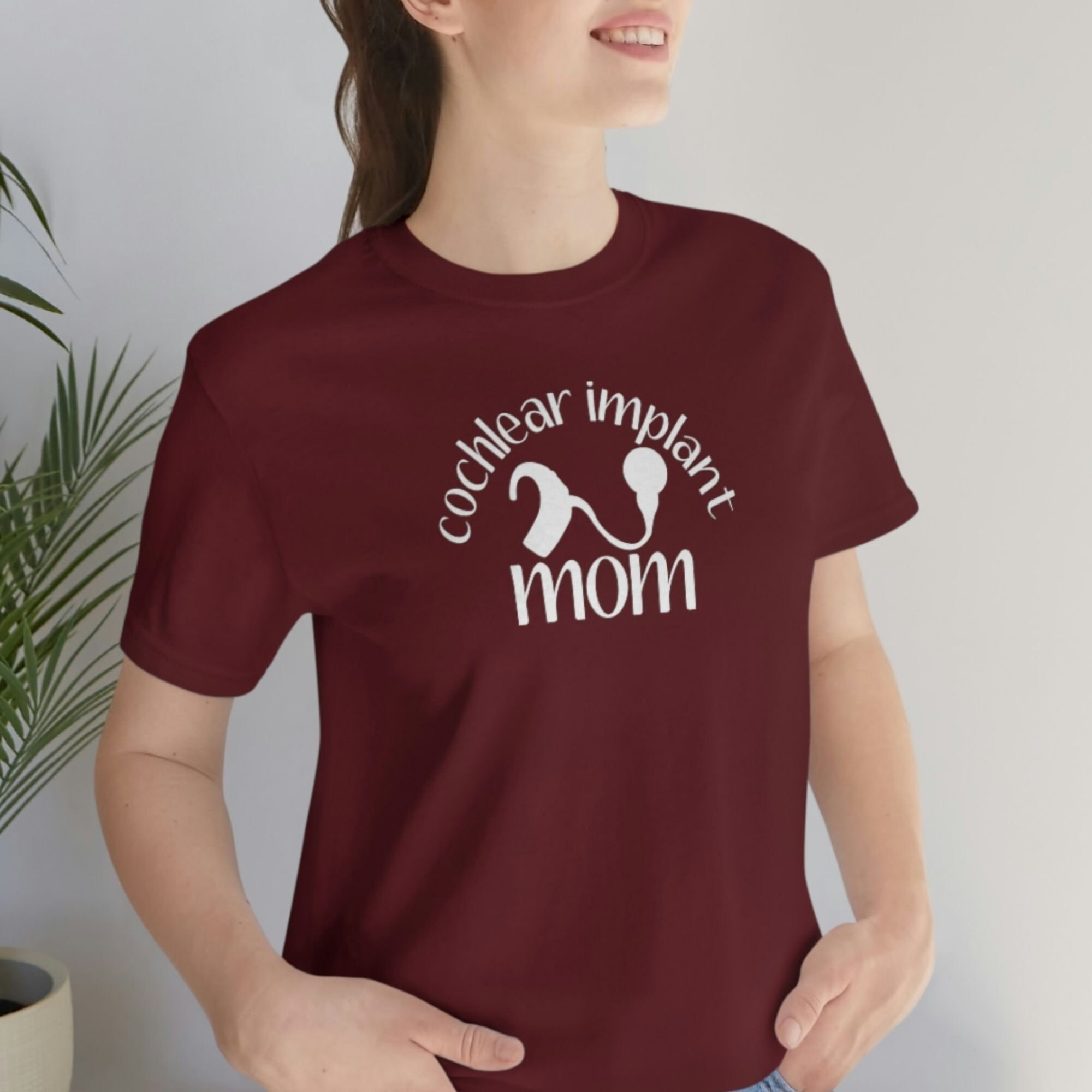 Cochlear Implant Shirt for Mom of Deaf Child Cochlear Implant Mom Gift ...