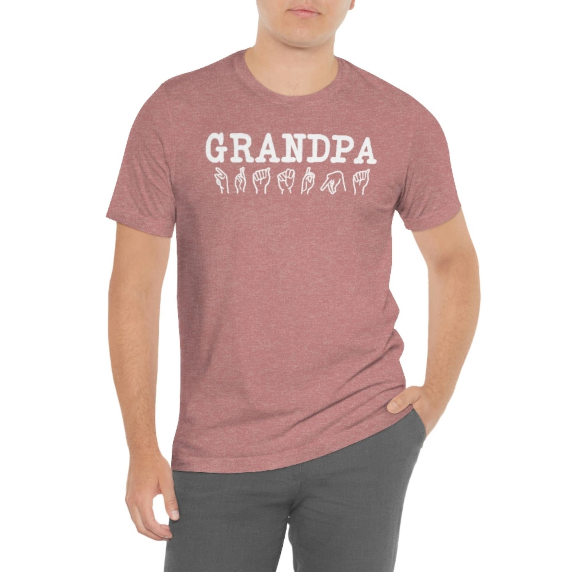 ASL Shirt Grandpa Gift Grandpa Shirt Sign Language Shirt Grandfather ...