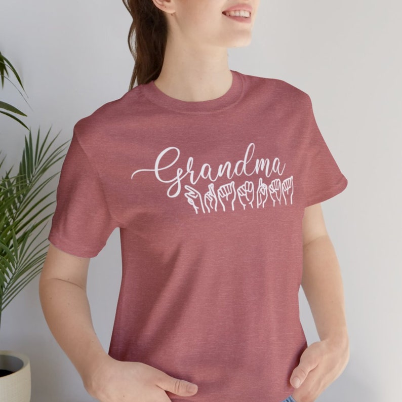 ASL Shirt New Grandma Gift Grandma Shirt Sign Language Shirt ASL Gift ...