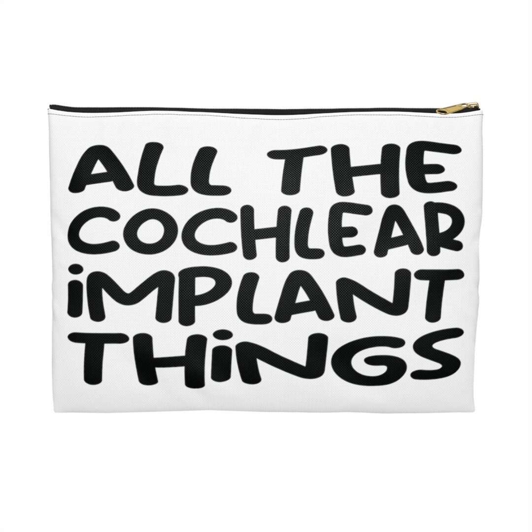 Funny Cochlear Implant Travel Bag, Gift for Deaf Adult, Cochlear ...