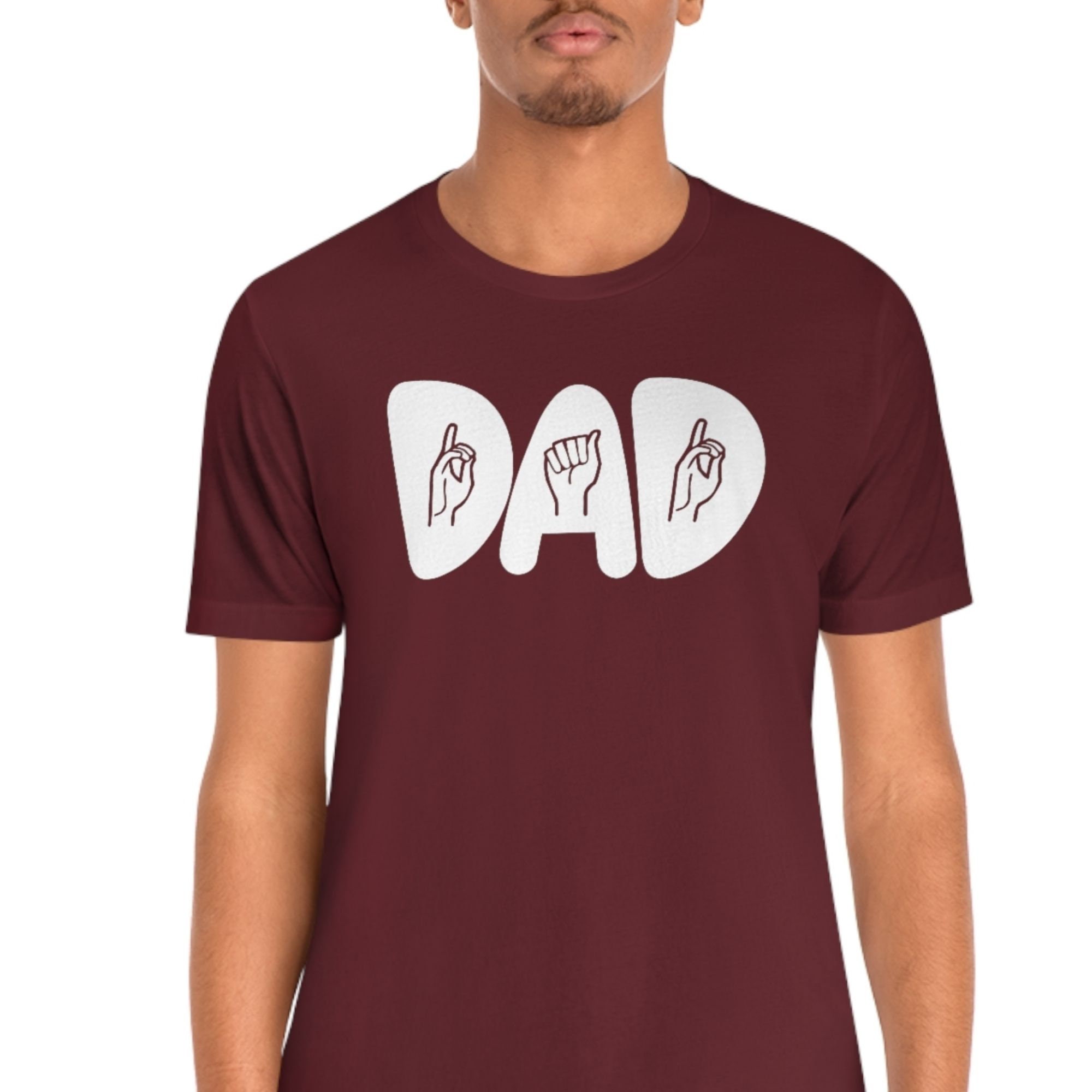 ASL Shirt for Dad ASL Shirt Sign Language Hands Dad Deaf - Etsy