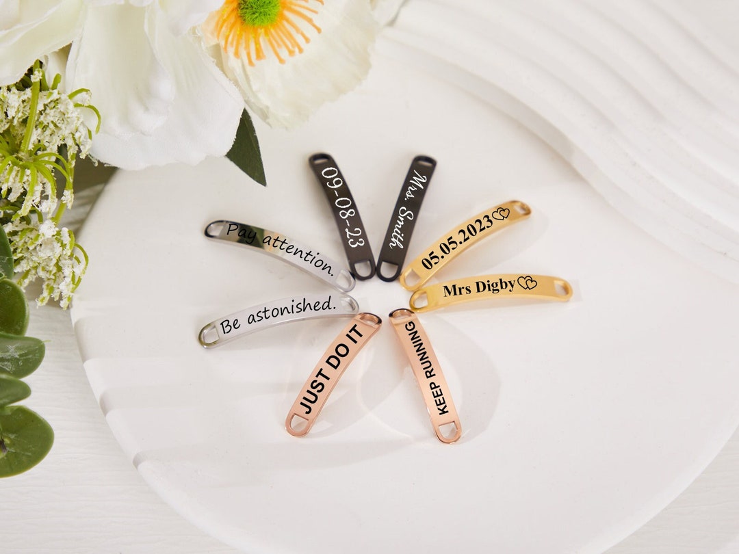 Personalized Shoe Tags Custom Metal Shoe Tag Running Shoe Tag - Etsy