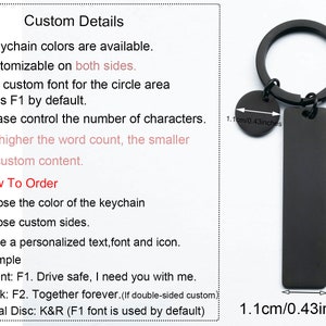 Engraved Keychain,personalized Keychain,custom Keychain,stainless Steel ...