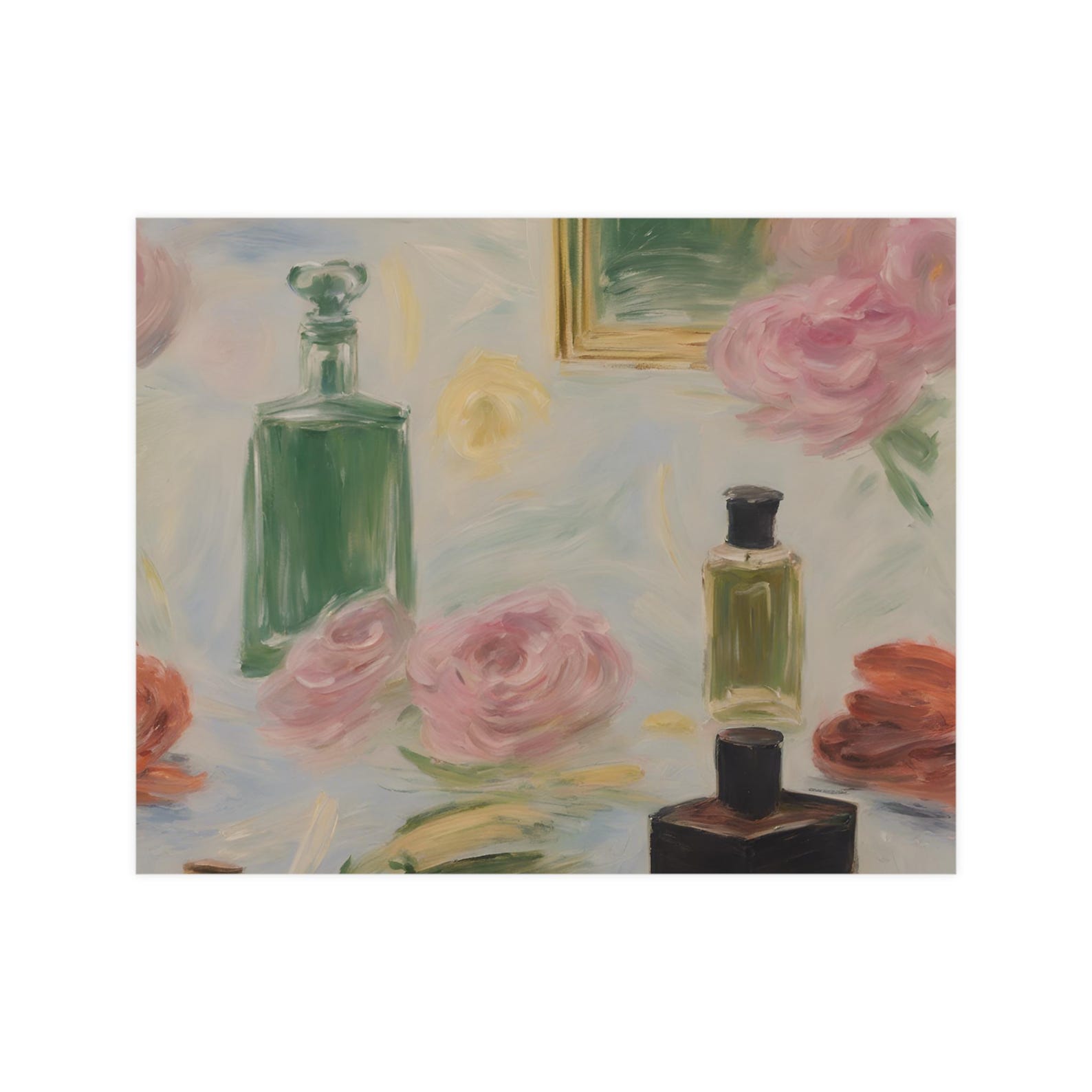 Perfume Bottle Print | Vintage Art Print |pop Art Perfume Wall Art ...