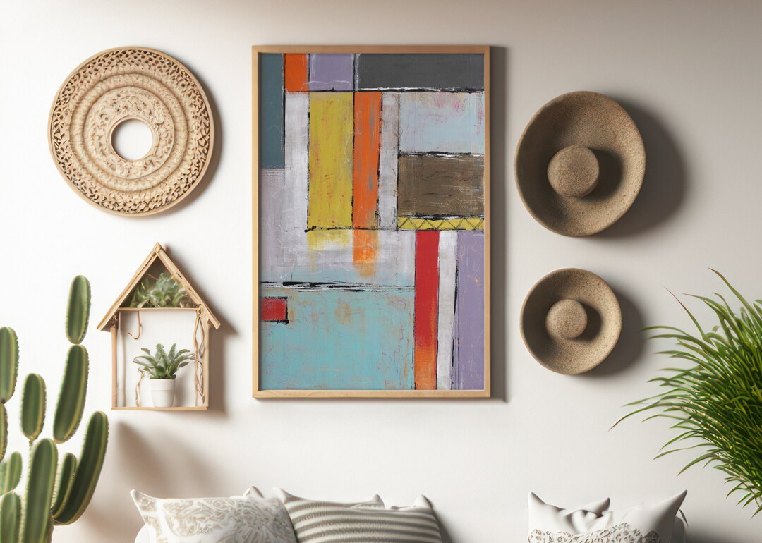 Modern Abstract Contemporary Printable Wall Art | Expressionism Art ...