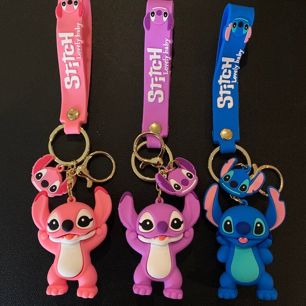 Stitch Keychain - Etsy