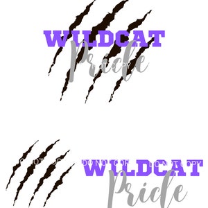 Wildcat Pride Scratch SVG - Etsy