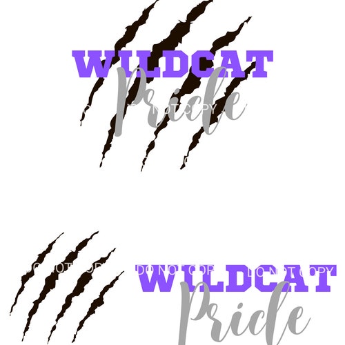 Wildcats Svg Wildcat Pride School Sports Team Shirt Svg - Etsy