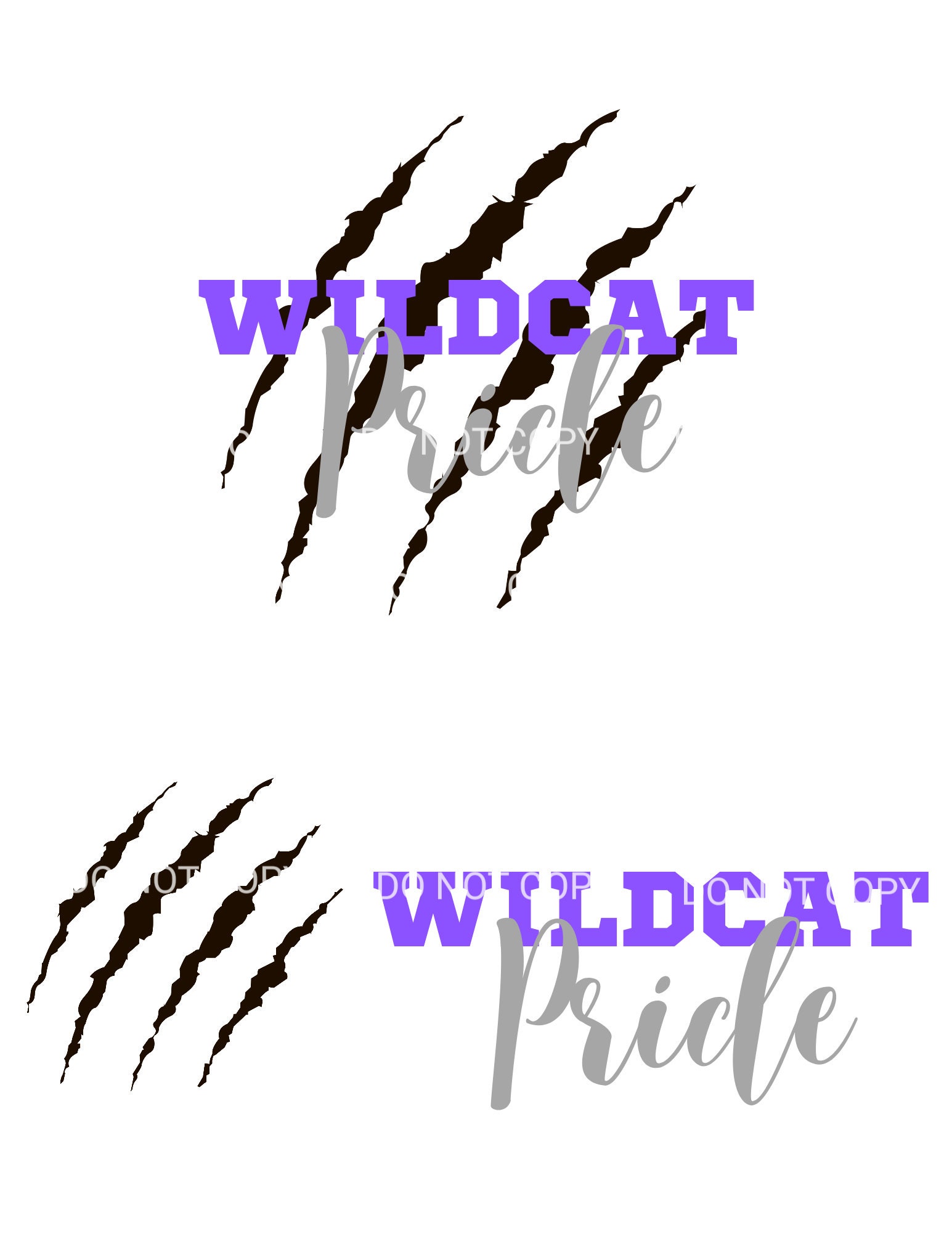 Wildcat Pride Scratch SVG - Etsy