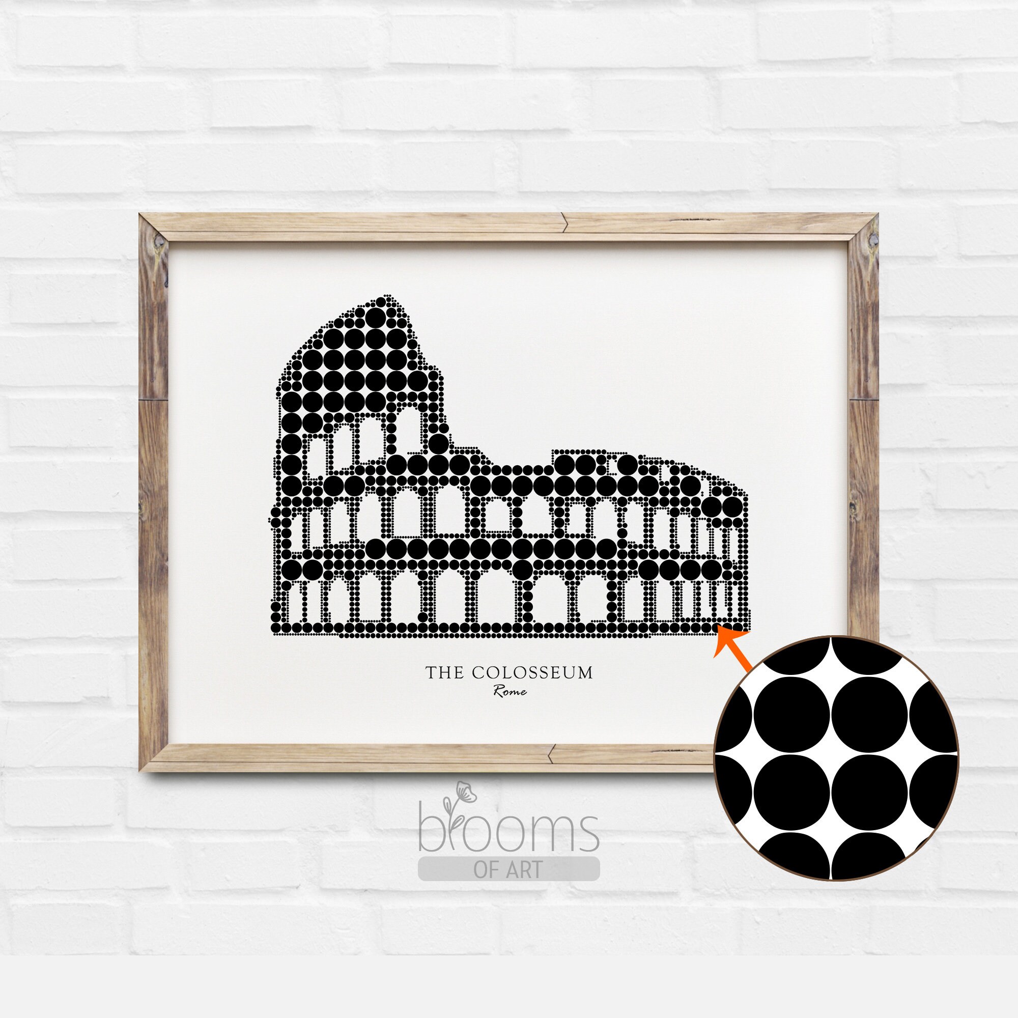 Colosseum Rome Printable Minimalist Decor Simple Minimal Wall Art ...