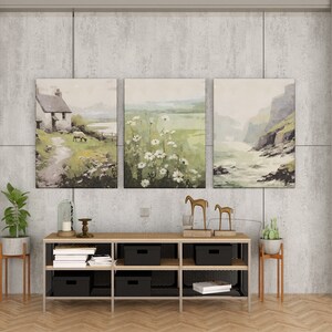 Irish Cliffs of Donegal Irish Thatched Cottage Watercolor Painting ...