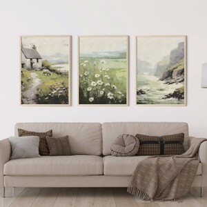 Irish Cliffs of Donegal Irish Thatched Cottage Watercolor Painting ...