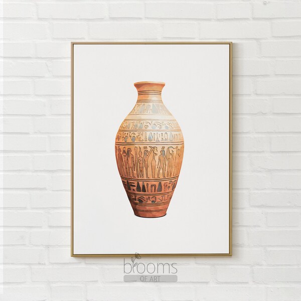 Egyptian Style Vase - Etsy