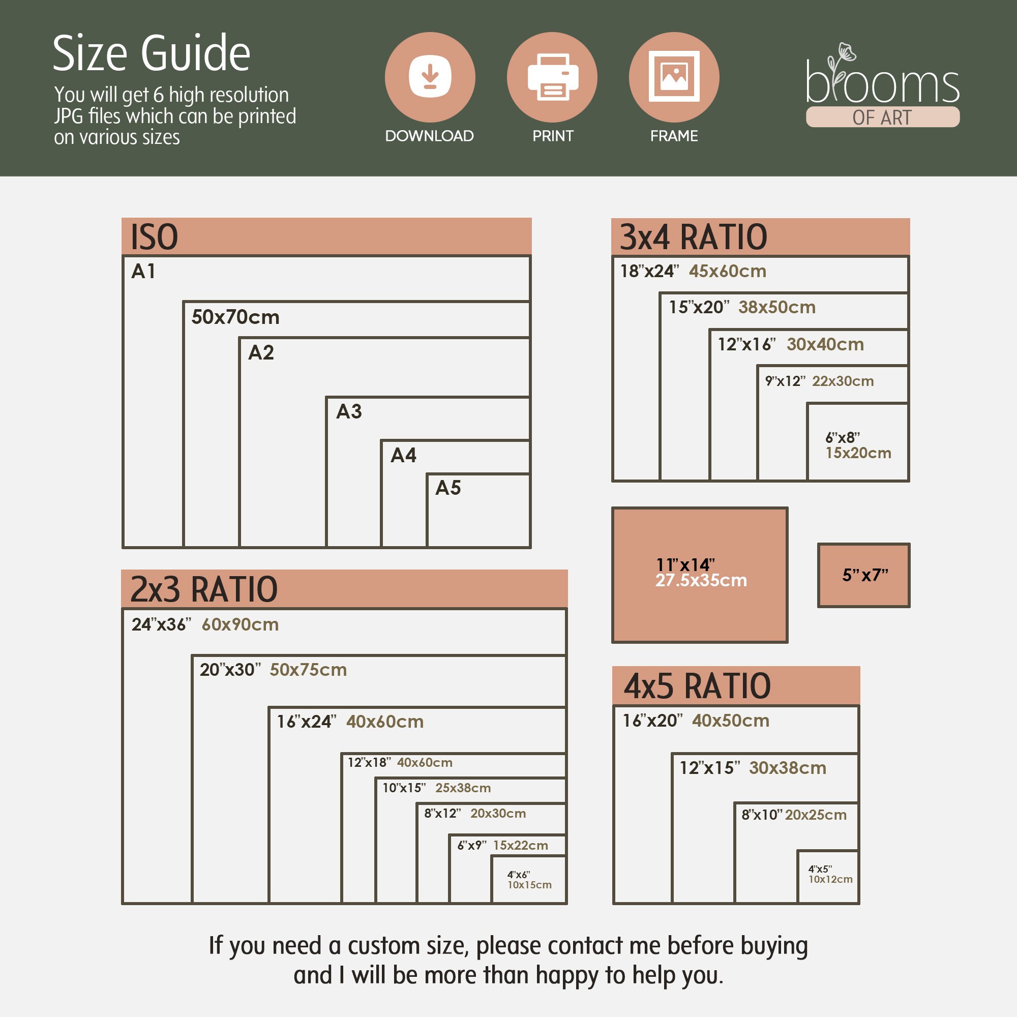 Wildflower Field Wall Art Landscape Spring Printable Wall Art 70s ...