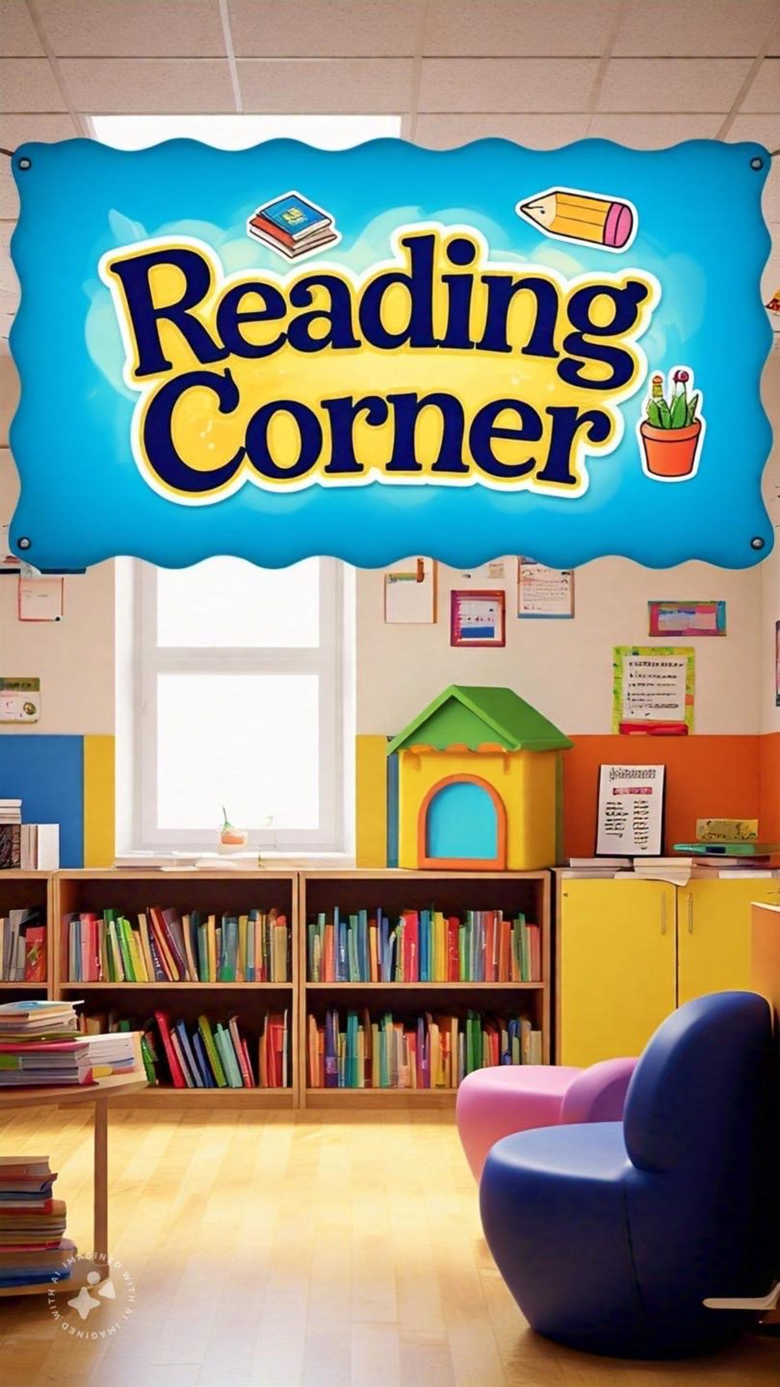 Reading Corner Banners, Reading Area, Reading Corner, Reading, Reading ...