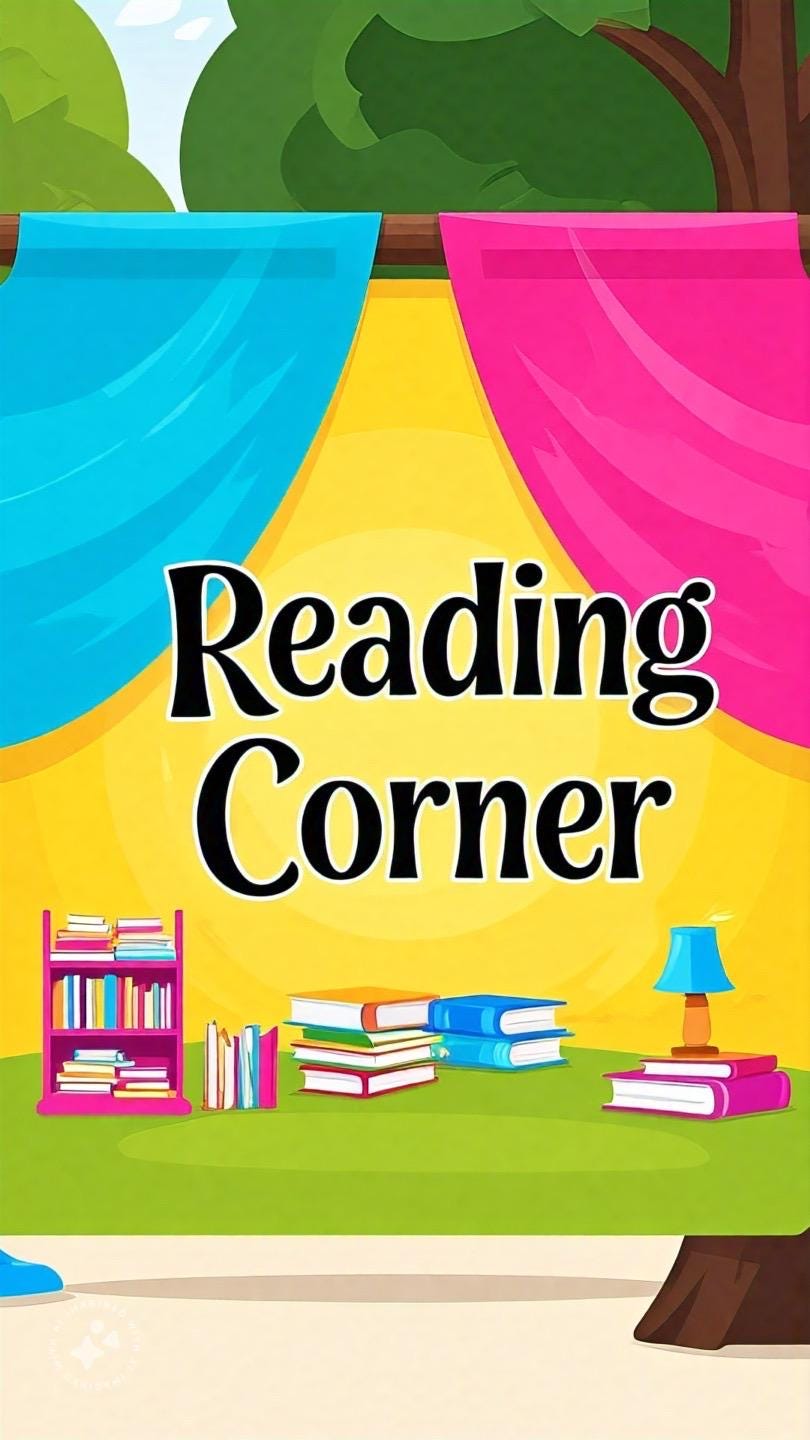 Reading Corner Banners, Reading Area, Reading Corner, Reading, Reading Corner Wall Decor - Etsy