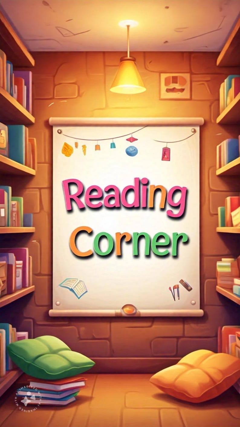 Reading Corner Banners, Reading Area, Reading Corner, Reading, Reading ...