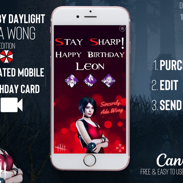 Resident Evil Birthday Card - Etsy