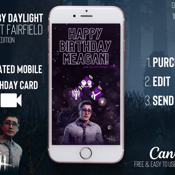 Dead by Daylight Birthday Cards - Etsy