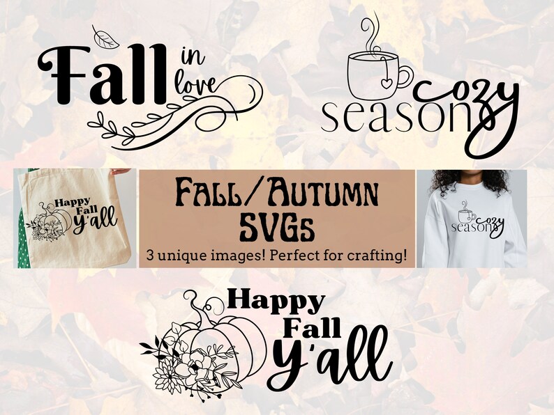Cute & Cozy Fall Svgs for Autumn! Now Trending Cricut SVG Files for ...