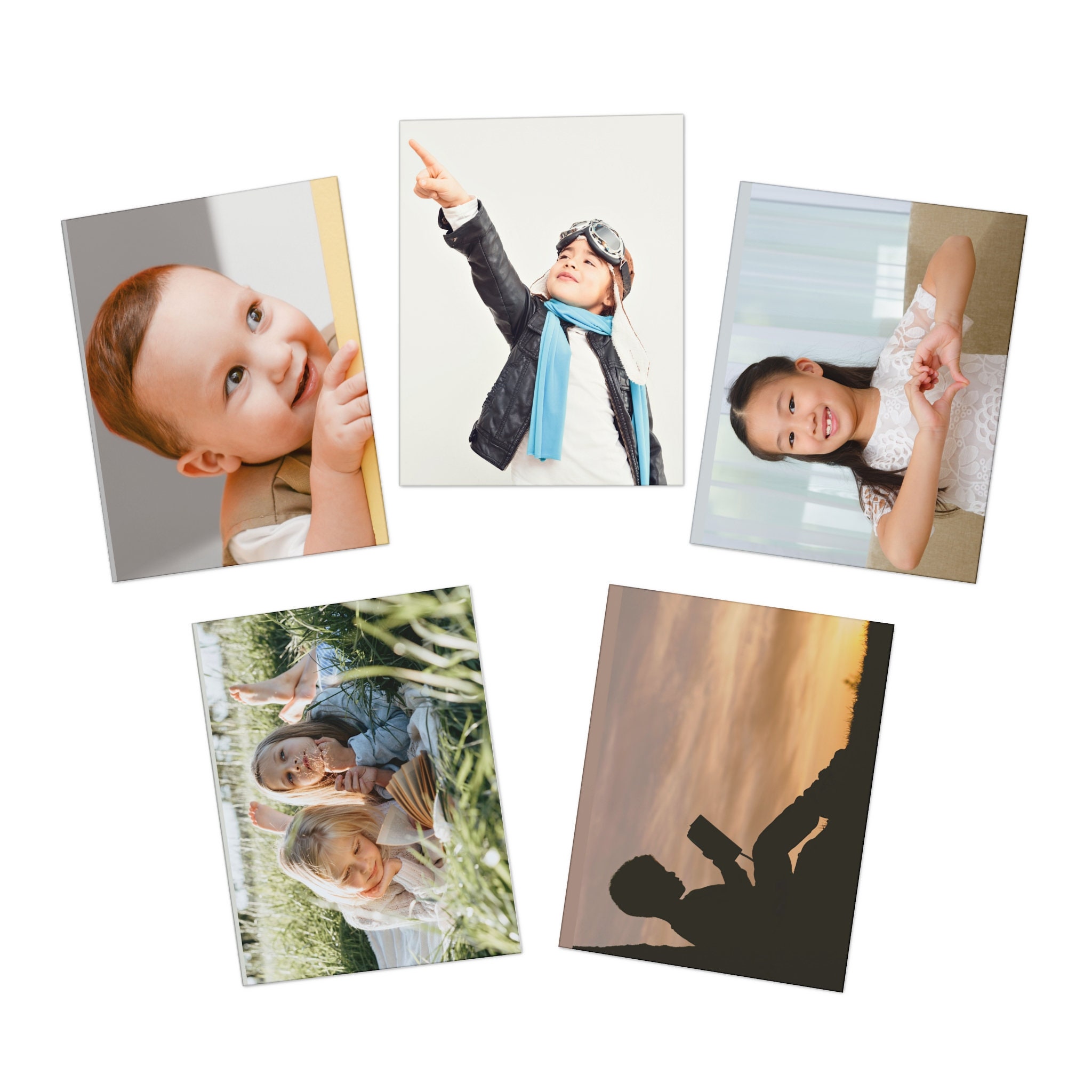 Kids Greeting Cards 5-pack - Etsy