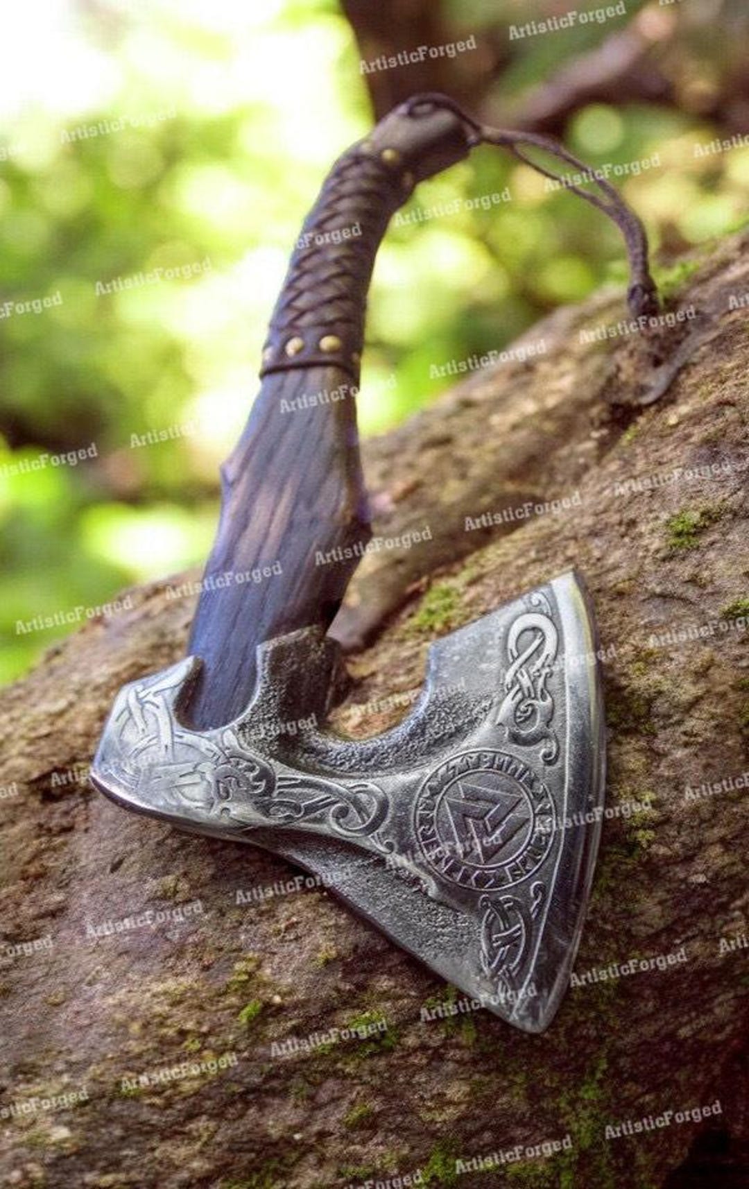 RAGNAR'S AX, Vikings Bearded Camping Axe, Viking Battle Hatchet Hand ...
