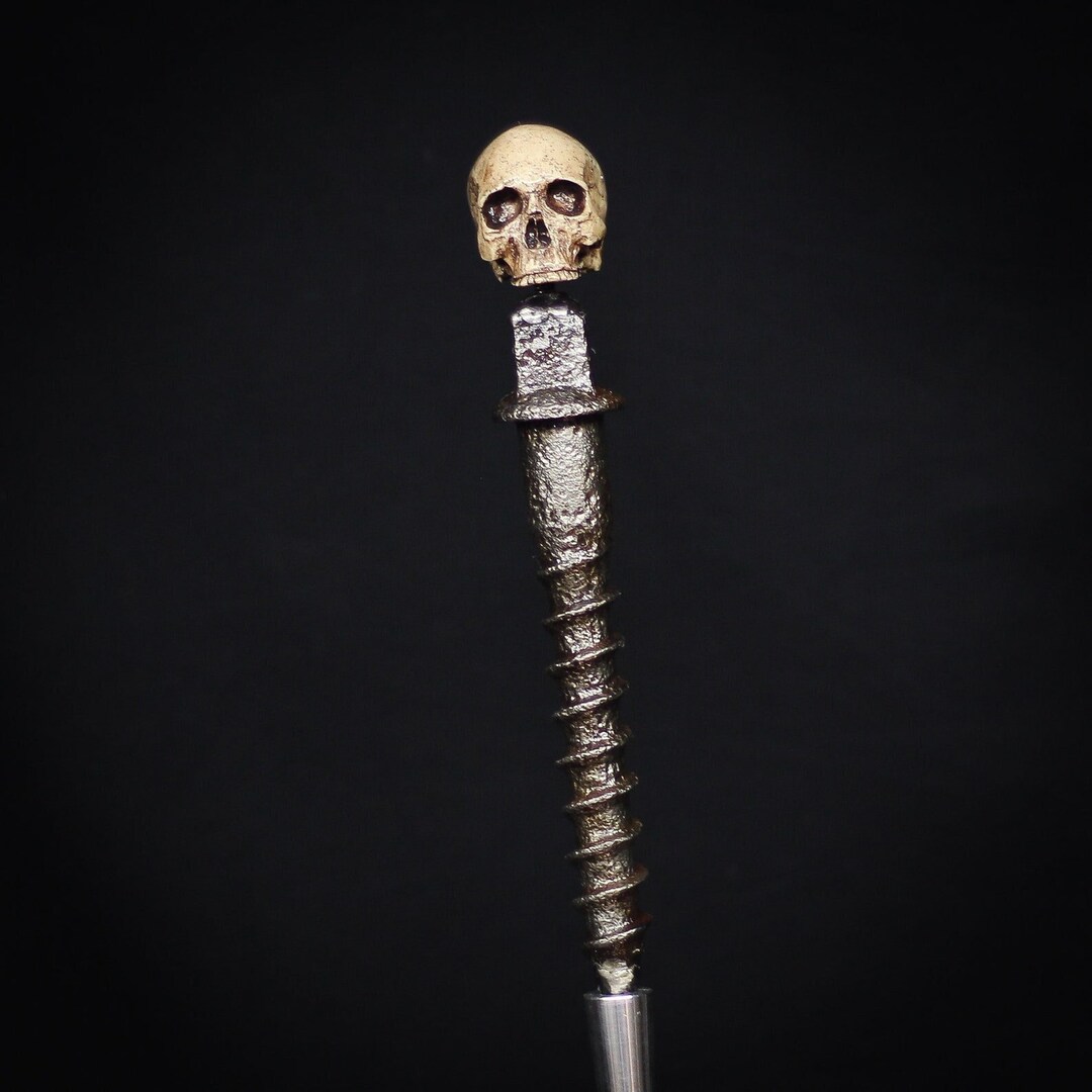 Beer Tap Handle: Gothic Sleeper Skull - Etsy