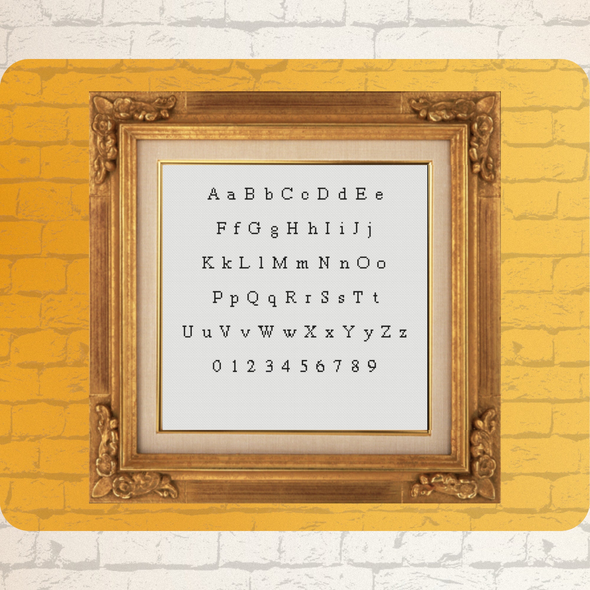 111 Cross Stitch Alphabet and Number Patterns, Cross Stitch Fonts, ABC ...