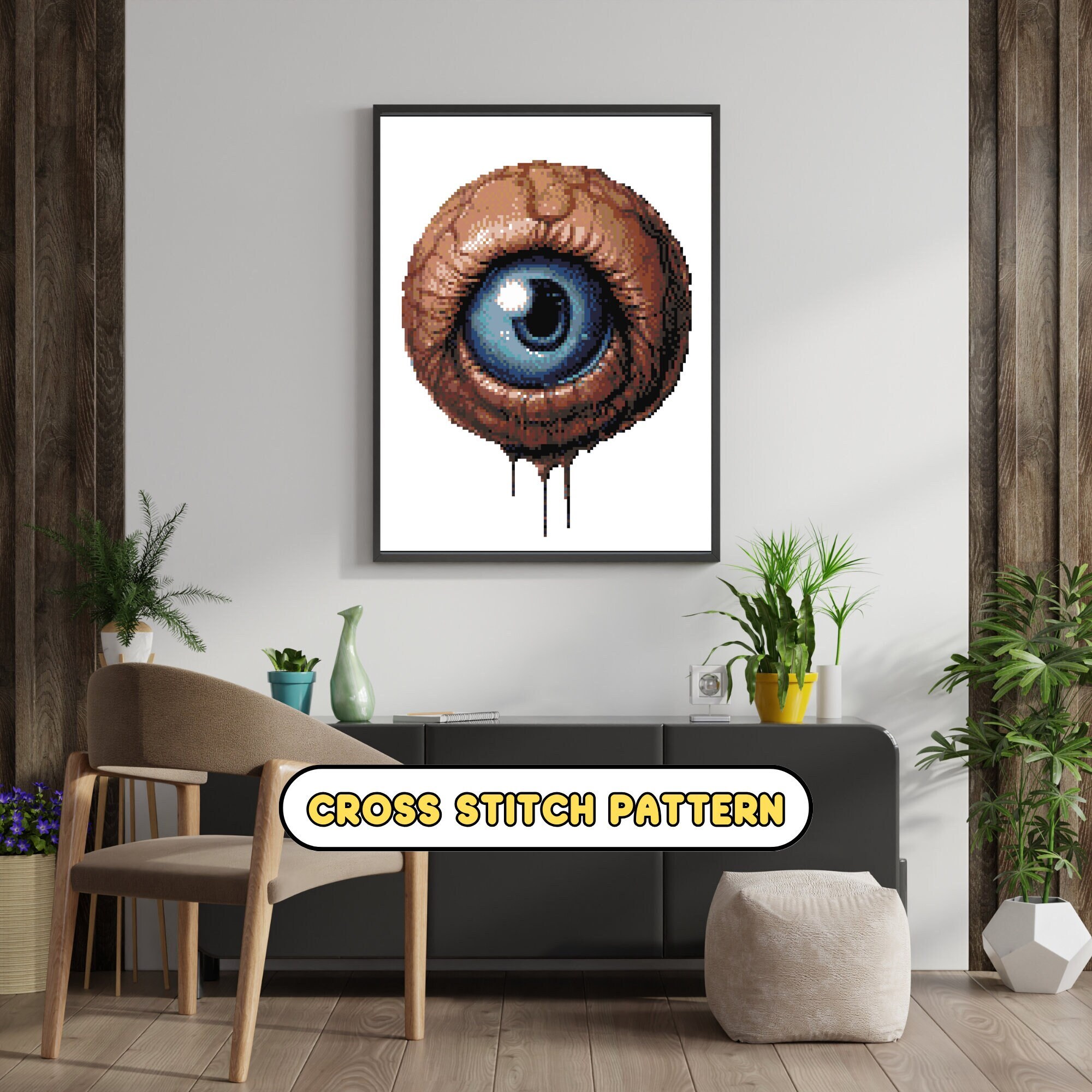 The Eye of the Unknown Cross Stitch Pattern - Etsy