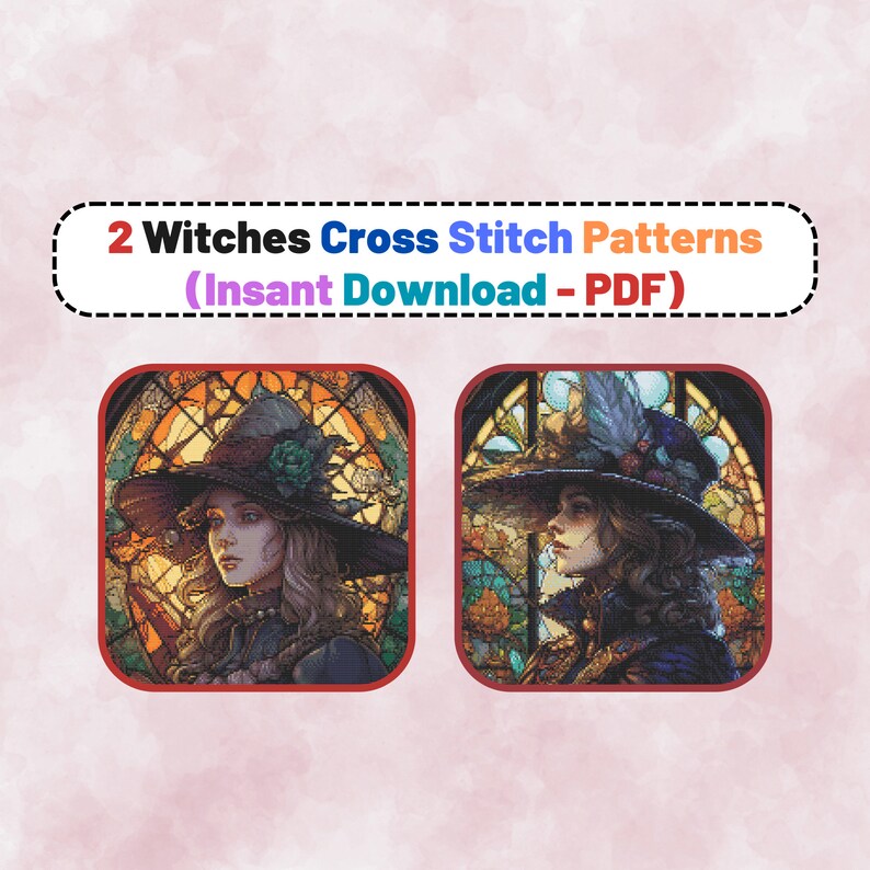 Mystic Cross Stitch Patterns for Witches - Etsy