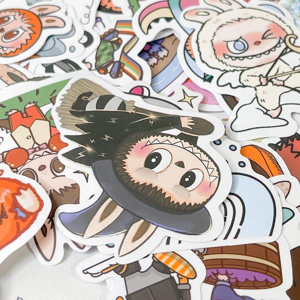 Labubu Sticker - Etsy
