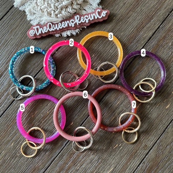 Resin Key Ring - Etsy