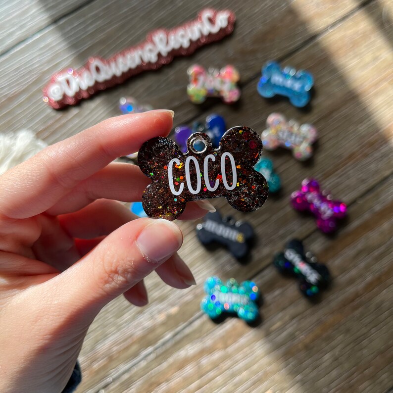 Custom Dog Tag | Custom Resin Dog Tag, Design Your Own! Choose Your ...