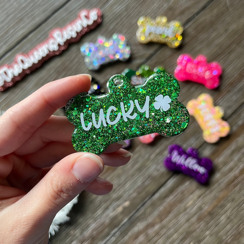 Custom Dog Tag Custom Resin Dog Tag Design Your Own Choose - Etsy