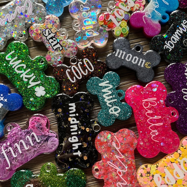 Custom Dog Tag | Custom Resin Dog Tag, Design Your Own! Choose Your ...