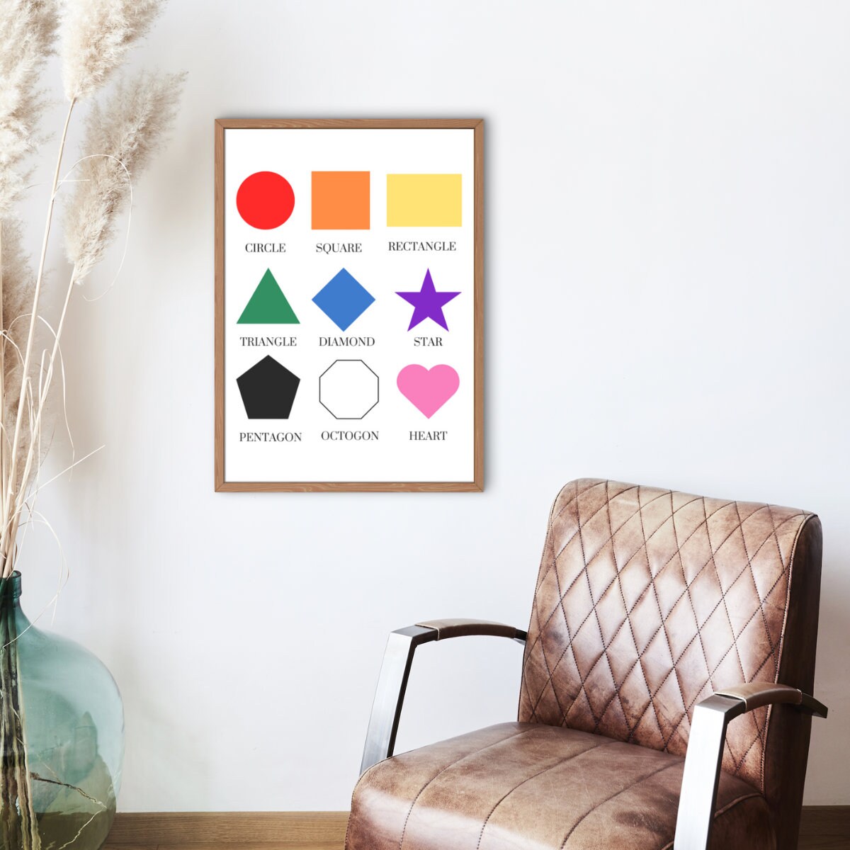 Set of 7 Printable Homeschool Poster Set Digital Download Rainbow ...